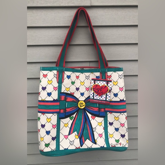Brighton | Bags | Brighton Love Joy Shopping Tote Bag Tom Clancy Design ...